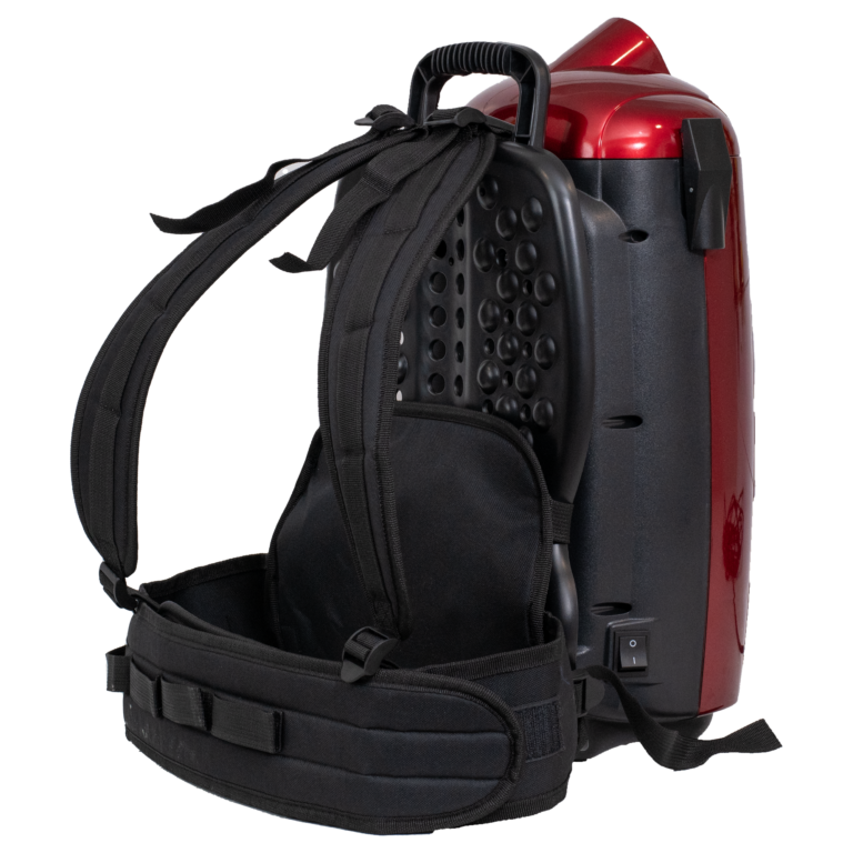 Jet Red HEPA Backpack Vacuum - Atrix