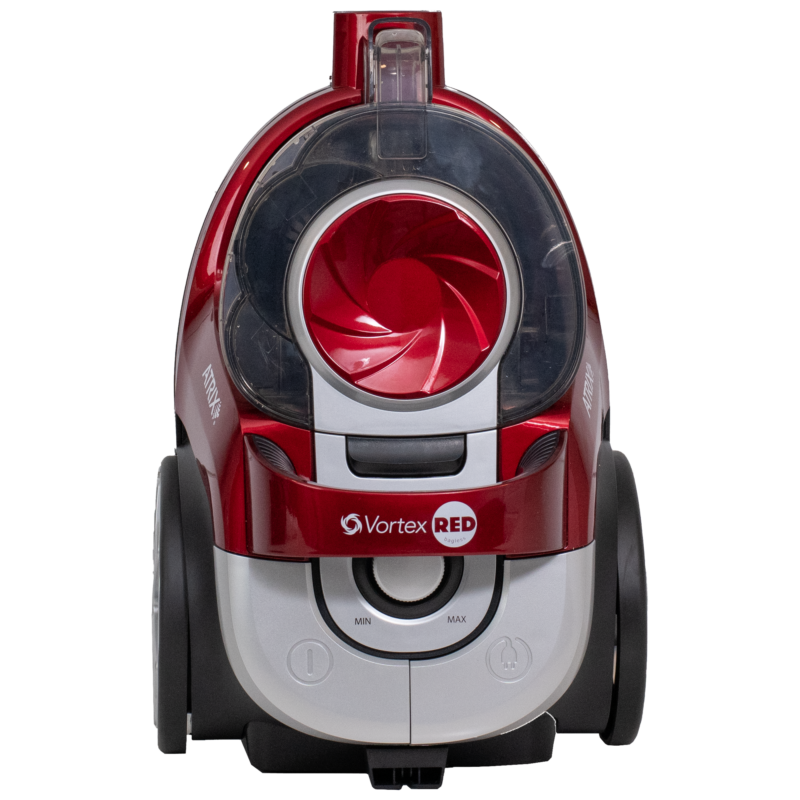 Vortex Red Bagless HEPA Canister Vacuum - Atrix