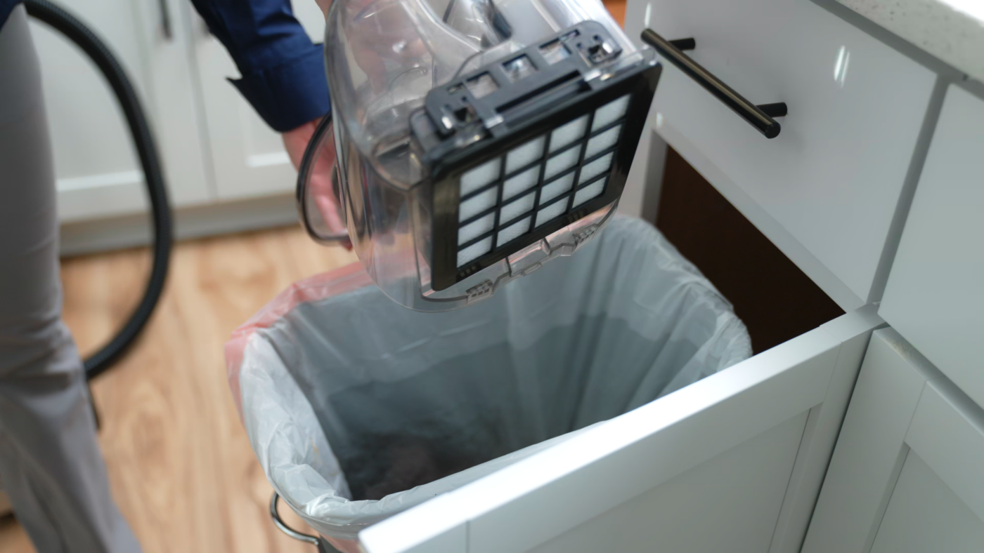 Vortex Red Bagless HEPA Canister Vacuum - Atrix